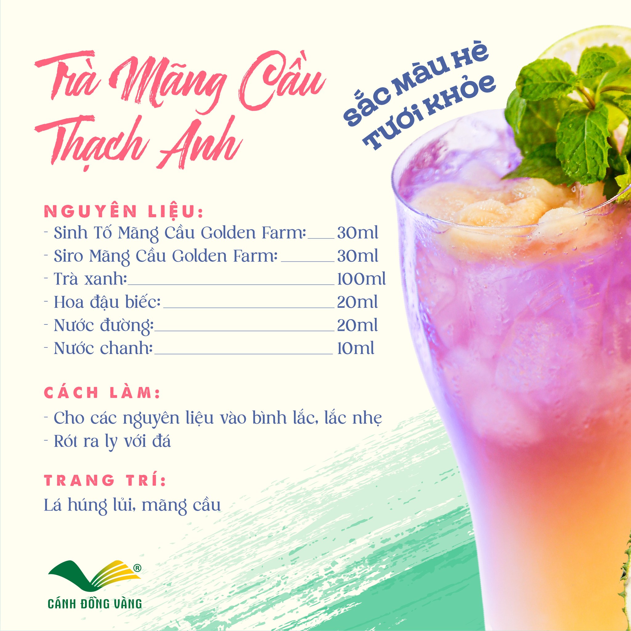 Siro Mãng Cầu Golden Farm Chai Thủy Tinh 520ml – Soursop Syrup ...