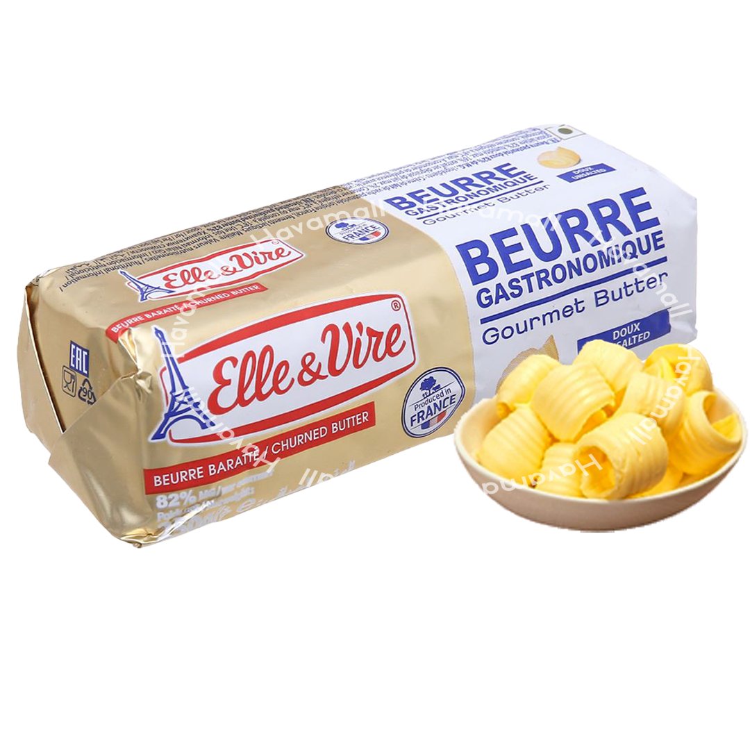Bơ Cuộn Lạt Elle & Vire - Unsalted Butter Roll 250g - HavaMall - Siêu ...