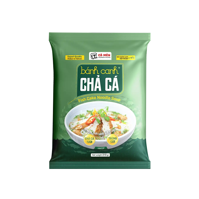 Bánh Canh Chả Cá Cà Mén 210g Bảo Quản Đông Lạnh Cà Mèn Foods Havamall Siêu Thị Hàng Nhập