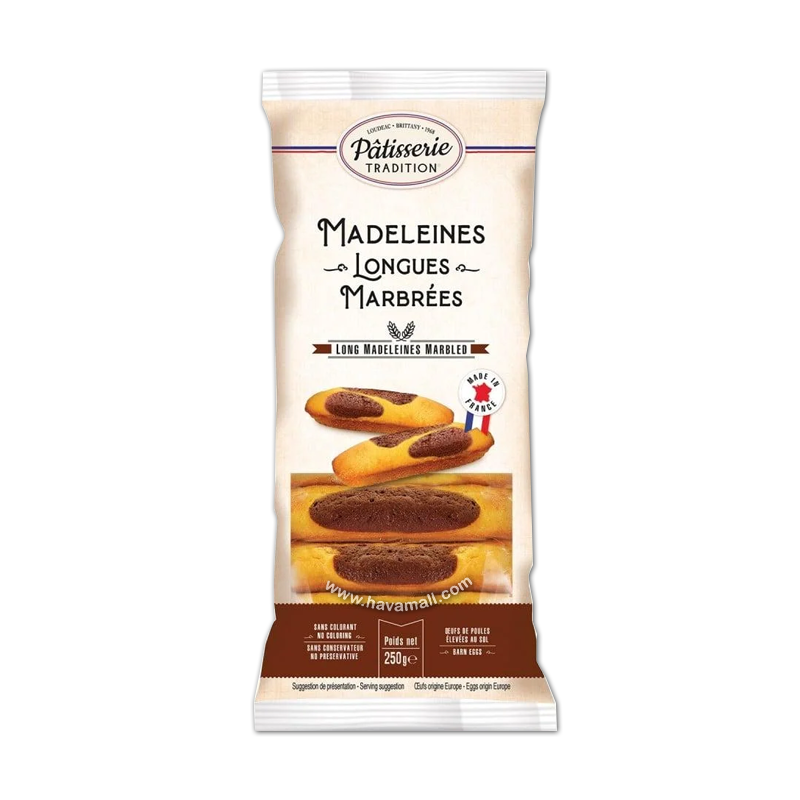 Bánh Madeleine Nhân Socola Pháp Pâtisserie Tradition 250g - French Long ...