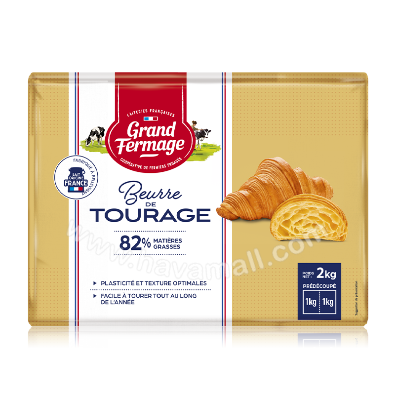 Bơ Tấm Khối Làm Bánh Ngàn Lớp Grand Fermage 84% Béo – Grand Fermage ...